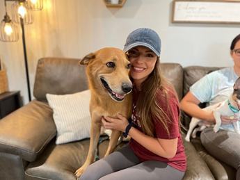 Ruby the Wiggly Smiling Joyful Relaxed Girl - Puppy Area